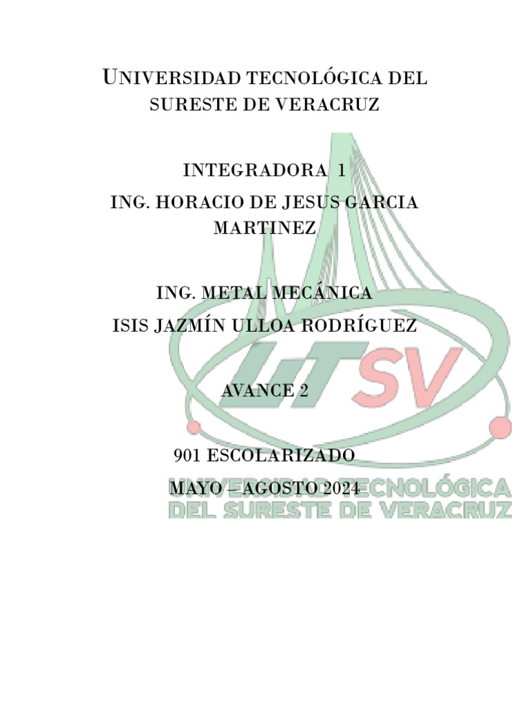 avance integradora 2 | PDF