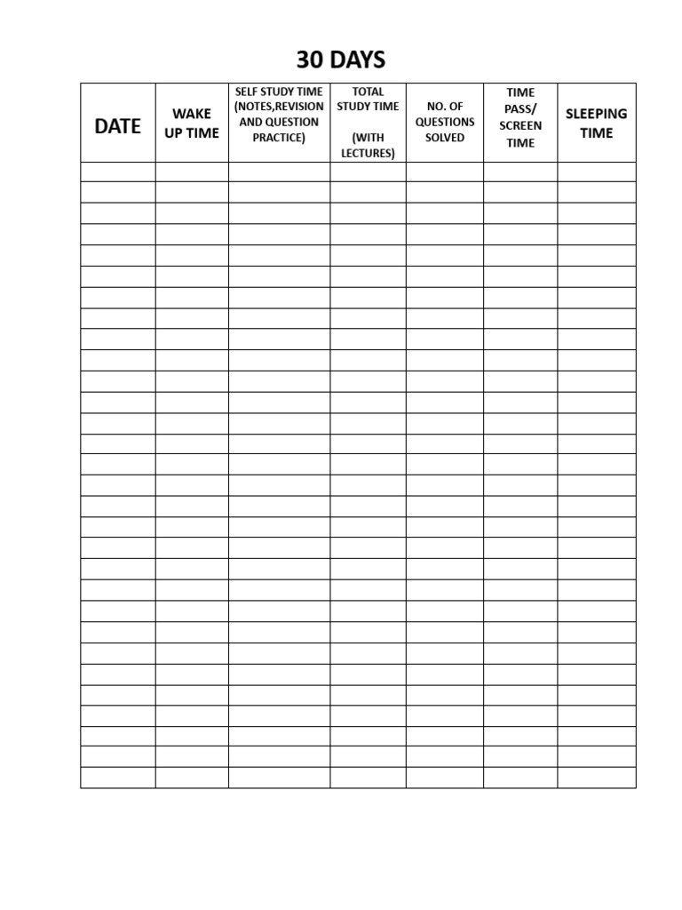 30 Days | PDF