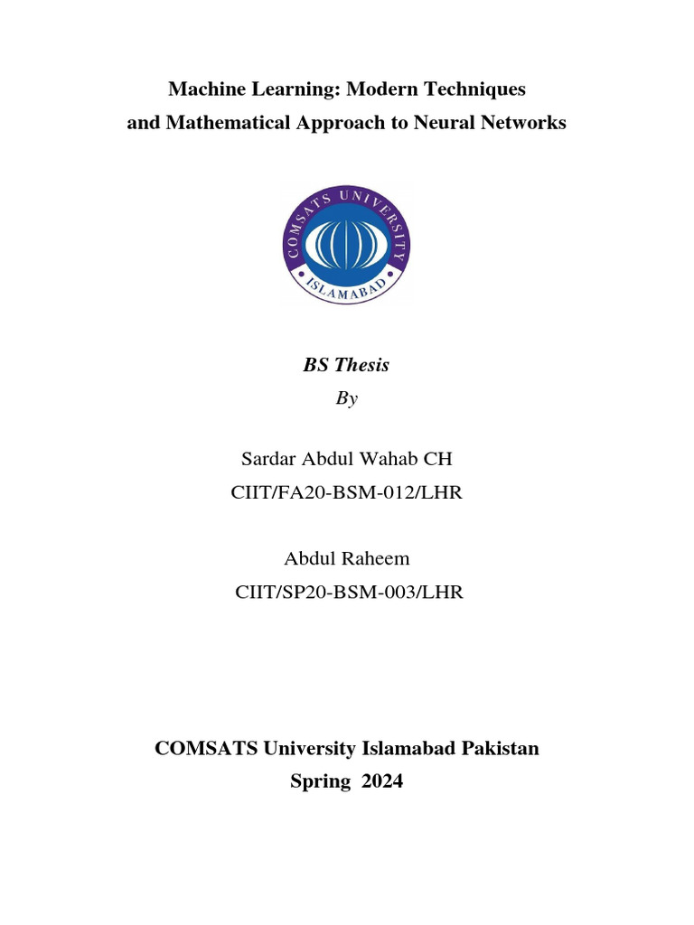 Machine Learning Thesis - 1 | PDF | Machine Learning | Cluster Analysis