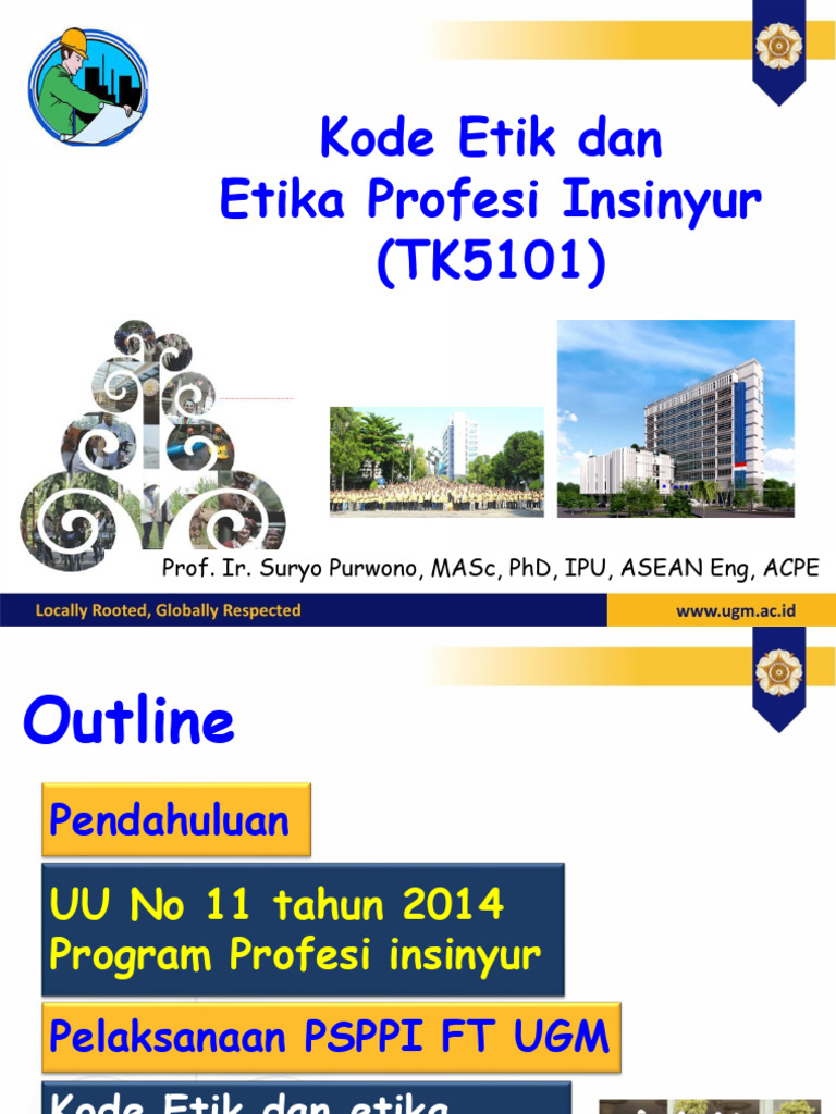 Kode Etik Dan Etika Profesi Insinyur Genap 2023 - 2024 | PDF | Sains & Matematika