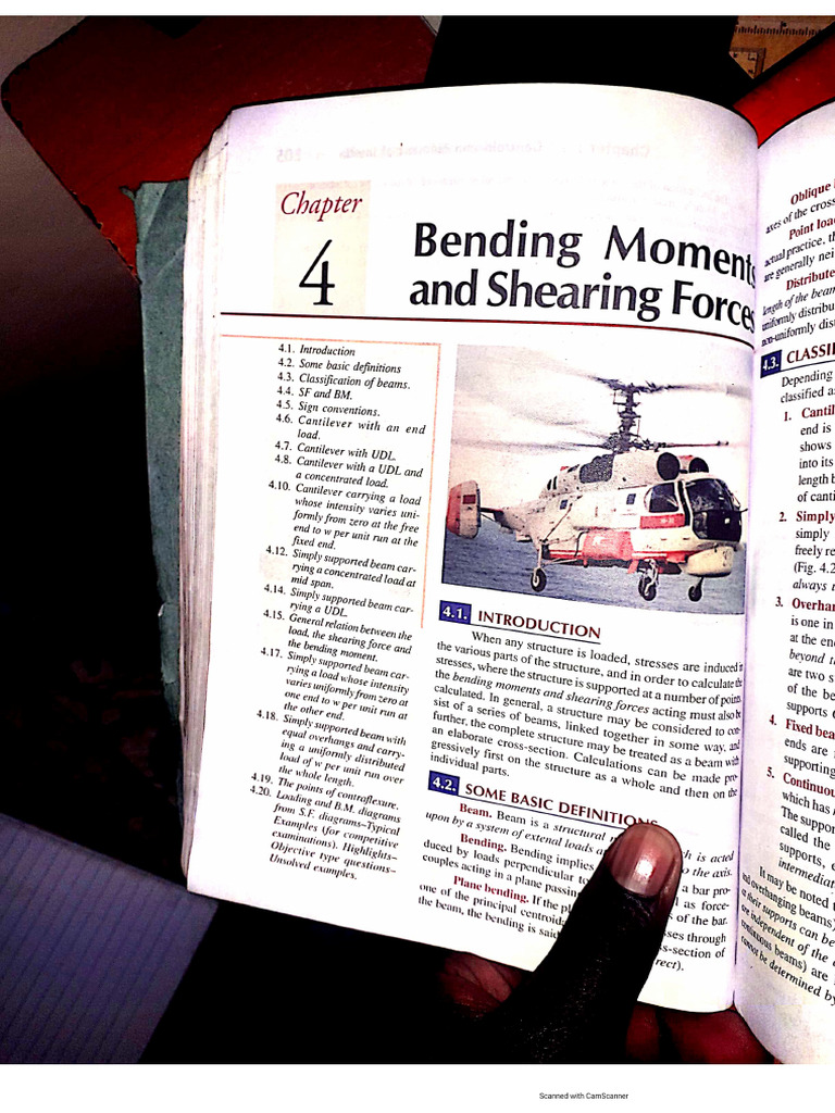 Bending Moments and Shearing Forces - Mpe Topic 3 | PDF