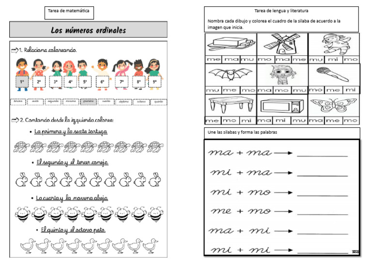 Tarea de Matematicas y Lengua 30 | PDF Tarea de Matematicas y Lengua 30 | PDF