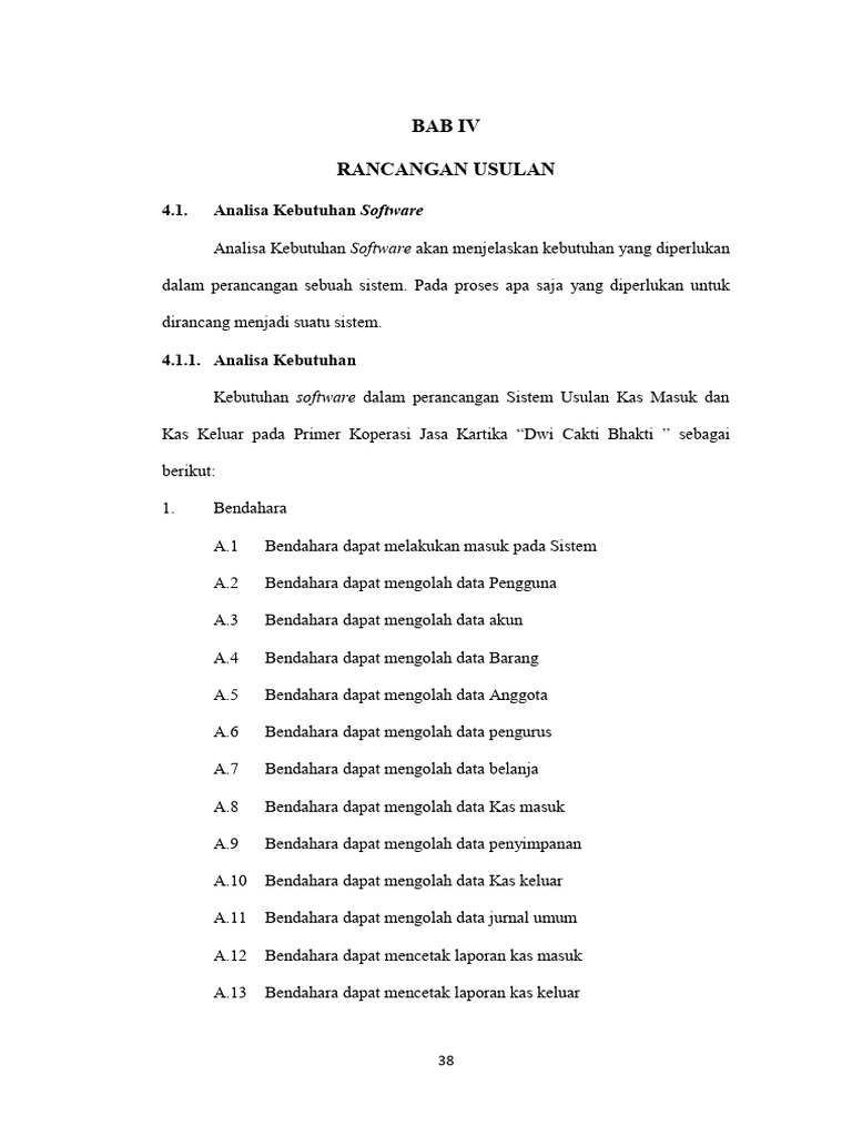 File 12 Bab IV Rancangan Usulan | PDF | Komputer