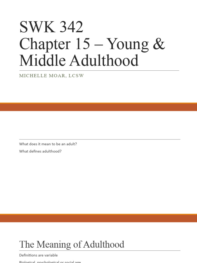 SWK 342 Chapter 15 PPT Slides | PDF