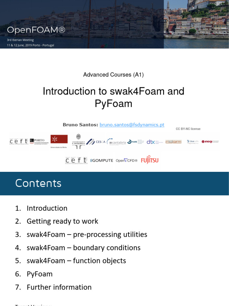 Swak4foam and PyFoam FOAMatIBERIA 2019 v3 | PDF | Computer Programming | Computing