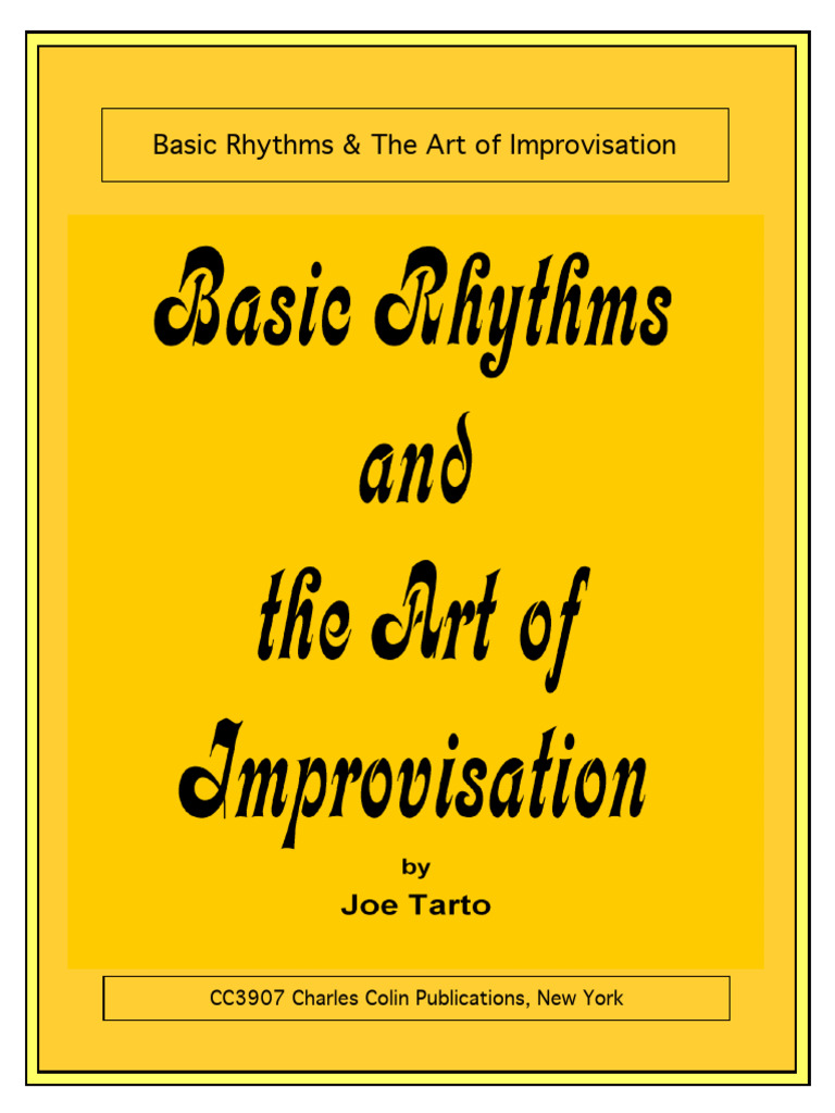 Tarto Joe Basic Rhythms and The Art of Improvisation | PDF