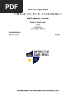 Mid Term REPORT FORMAT | PDF | Technology & Engineering