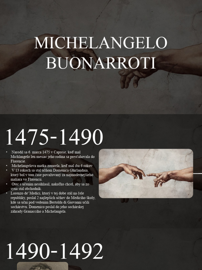 Michelangelo Buonarroti | PDF