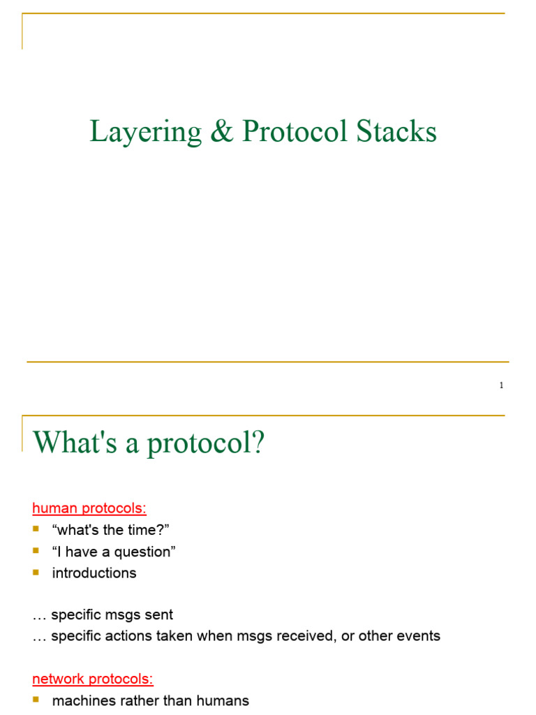 Lecture 4 OSI-TCP-IP | PDF | Internet Protocols | Internet Protocol Suite