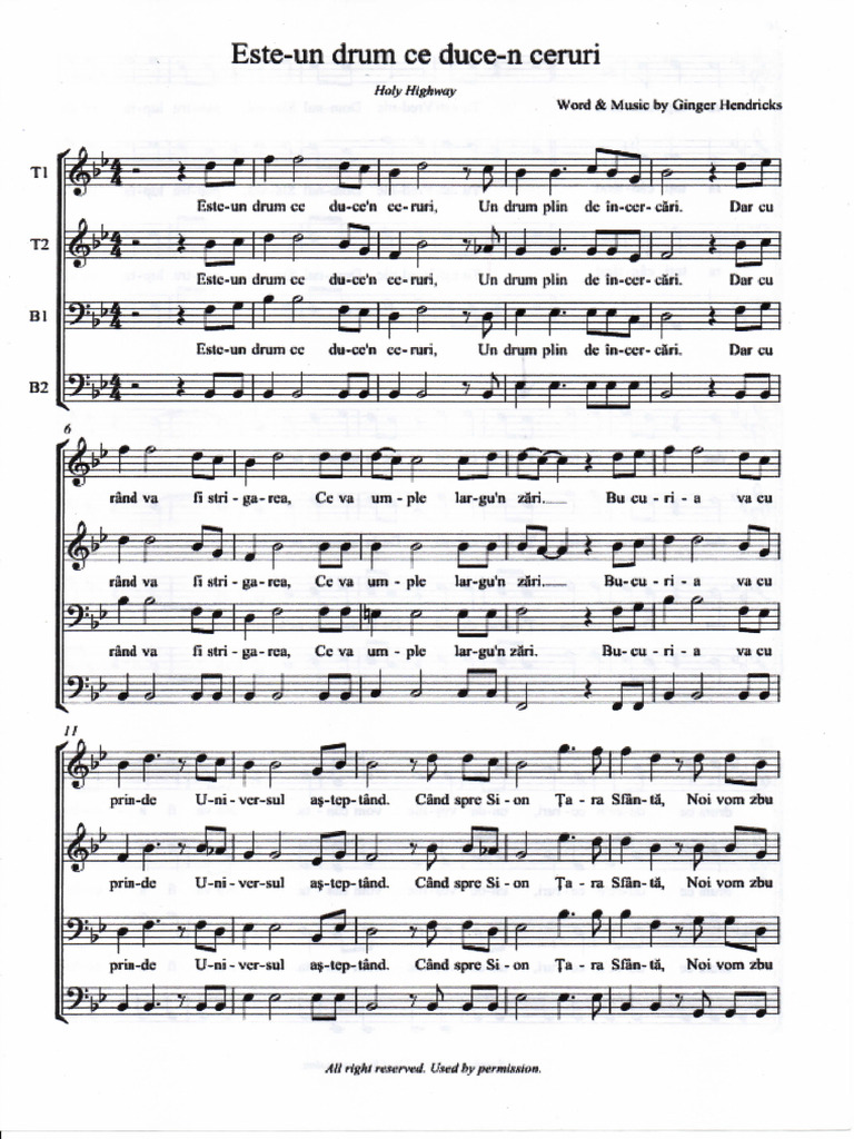 Este-Un Drum Ce Duce-N Ceruri | PDF