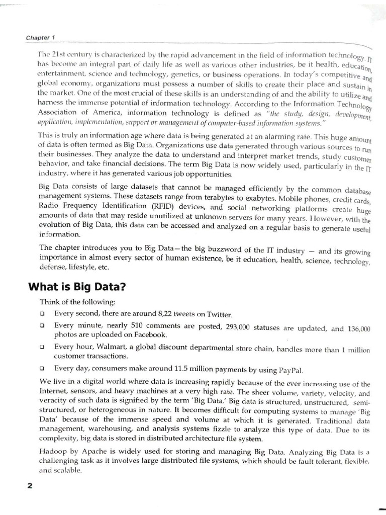 Big Data Chapter1 | PDF