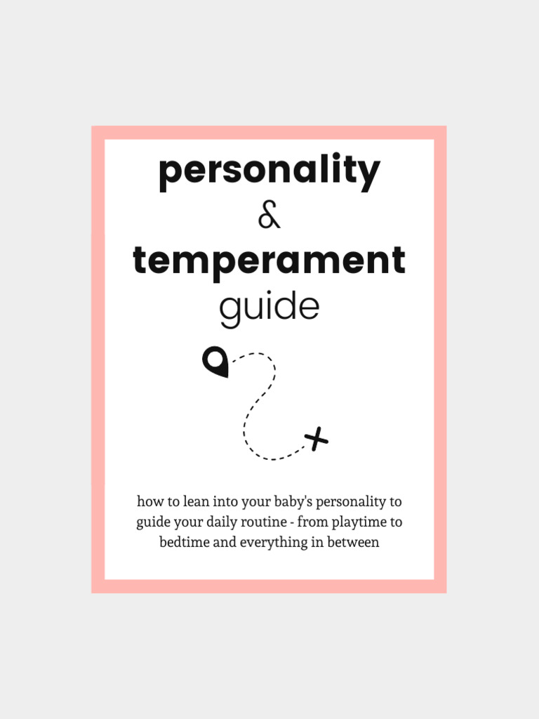 Understanding Your Baby's Personality | PDF | Temperament | Parenting