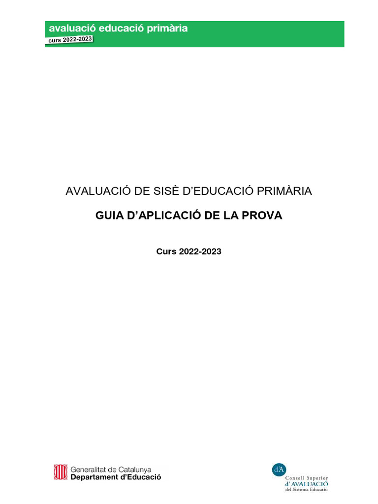 A6P 2022 2023 Guia-dAplicacio Def | PDF