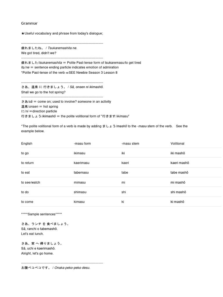 Vocabulary of Body Parts in Japanese | PDF