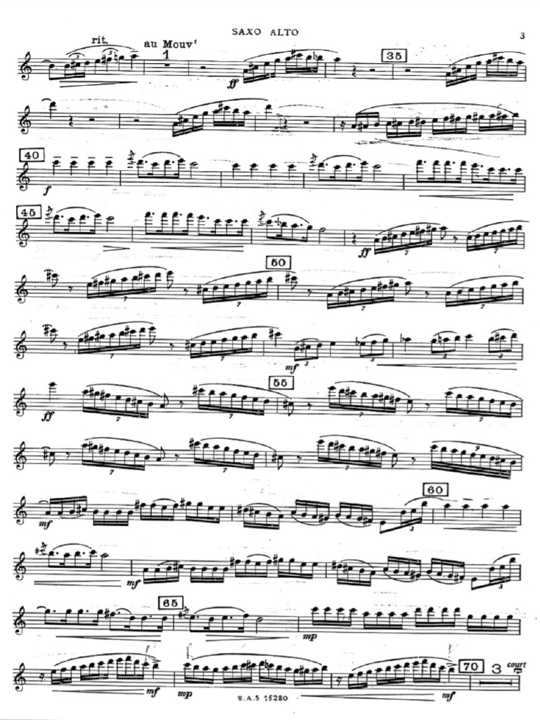 Scaramouche (Alto Sax) | PDF