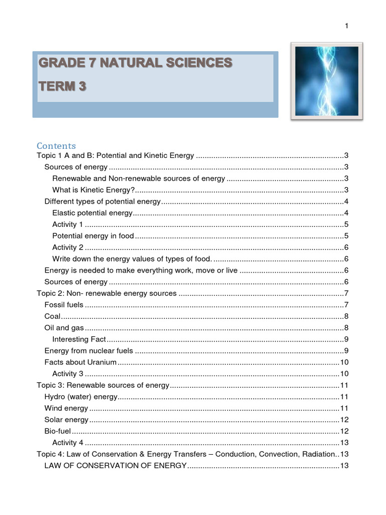 GRD 7 NS T3 2018 Approved | PDF | Fuels | Energy Development