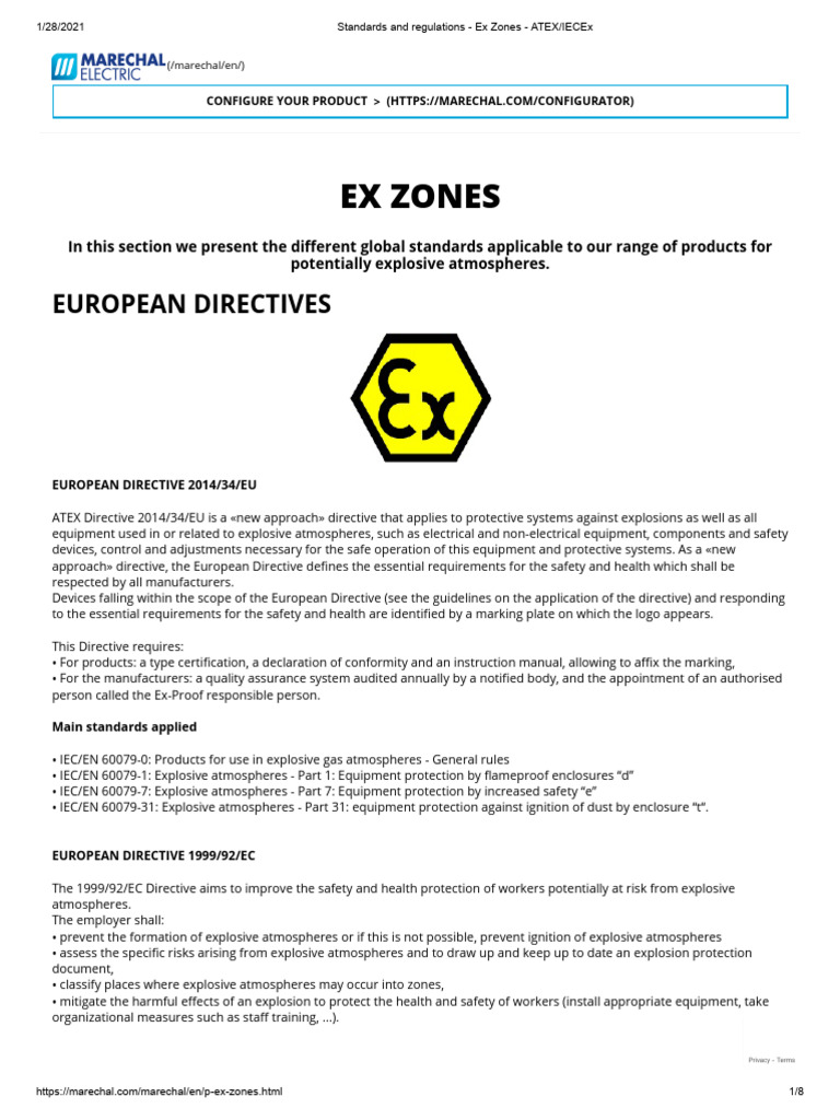Standards and regulations - Ex Zones - ATEX_IECEx | PDF | Electrical Connector