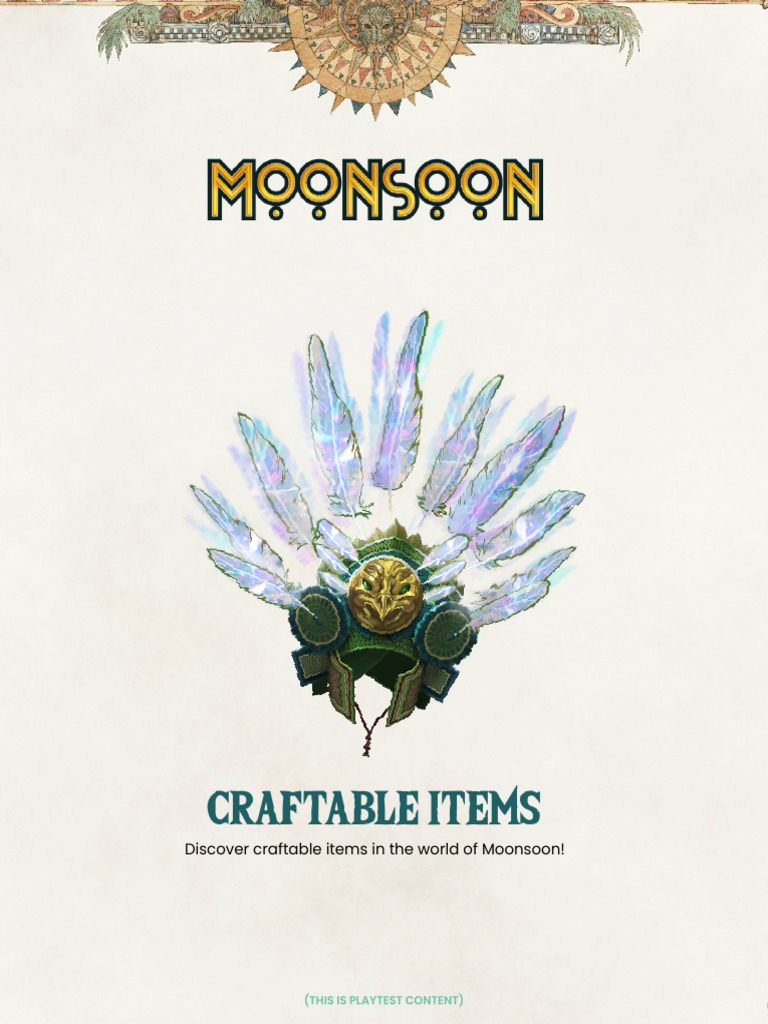 Moonsoon Craftable Items | PDF | Copyright | Creative Commons
