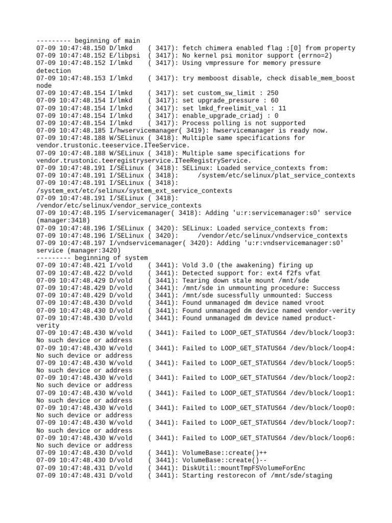 Logcat Prev CSC Log | PDF | Software | Computing