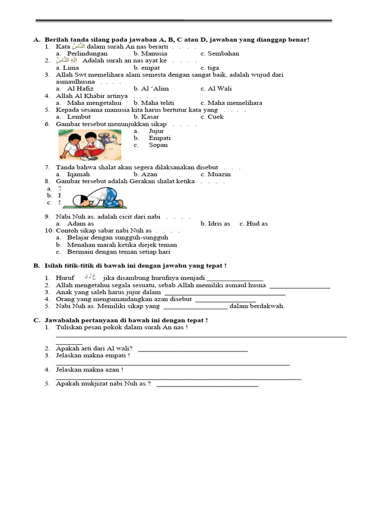 Soal Kls 2 | PDF
