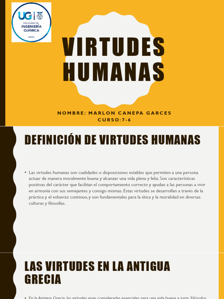 Virtudes Humanas | PDF
