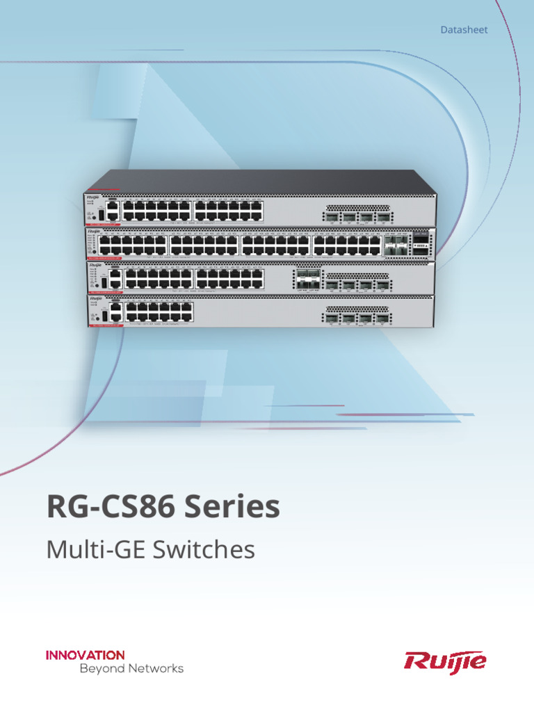 Ruijie RG-CS86 Series Multi-GE Switches Datasheet - 浏览文件 - 06071756 ...