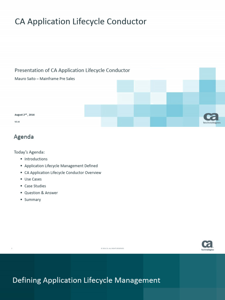 CA ALC Customer Presentation (Guayaquil&Lima) | PDF | Product Lifecycle ...