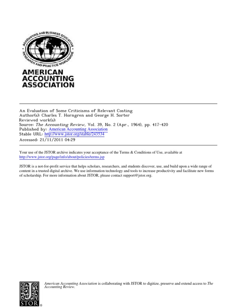American Accounting Association | PDF | Career & Growth | Business