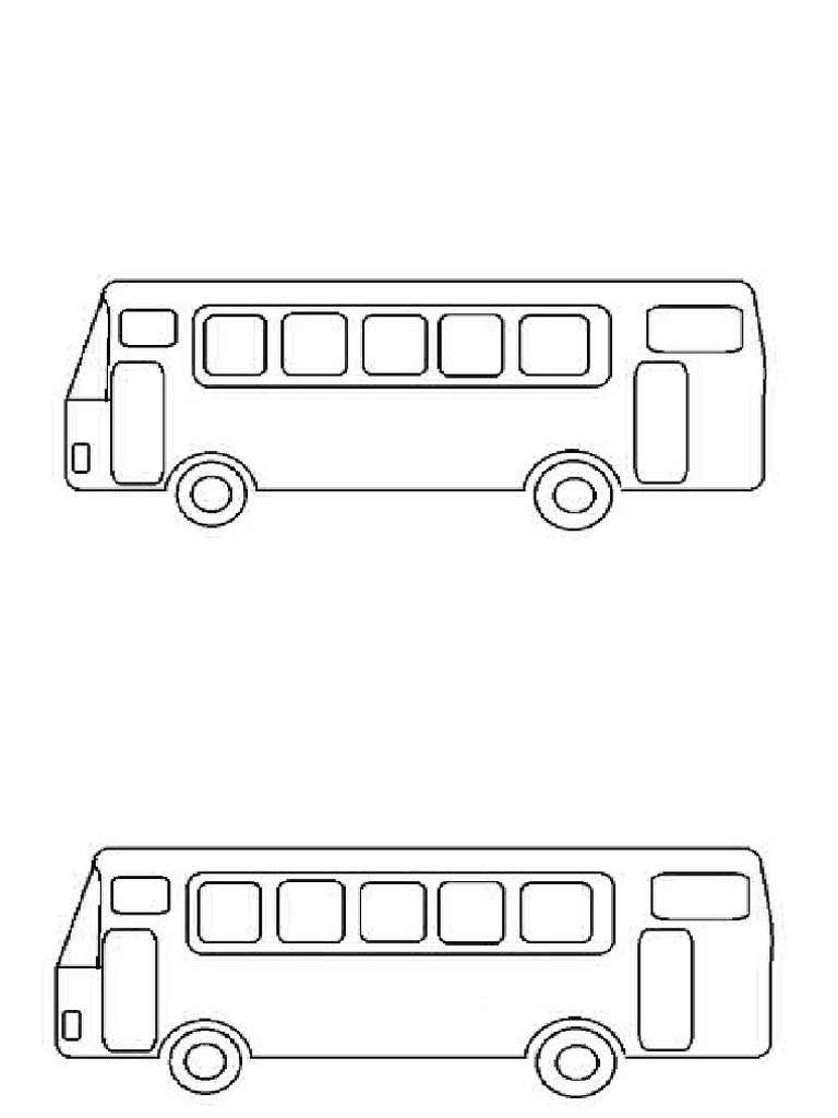 Mewarnai Gambar Bis | PDF