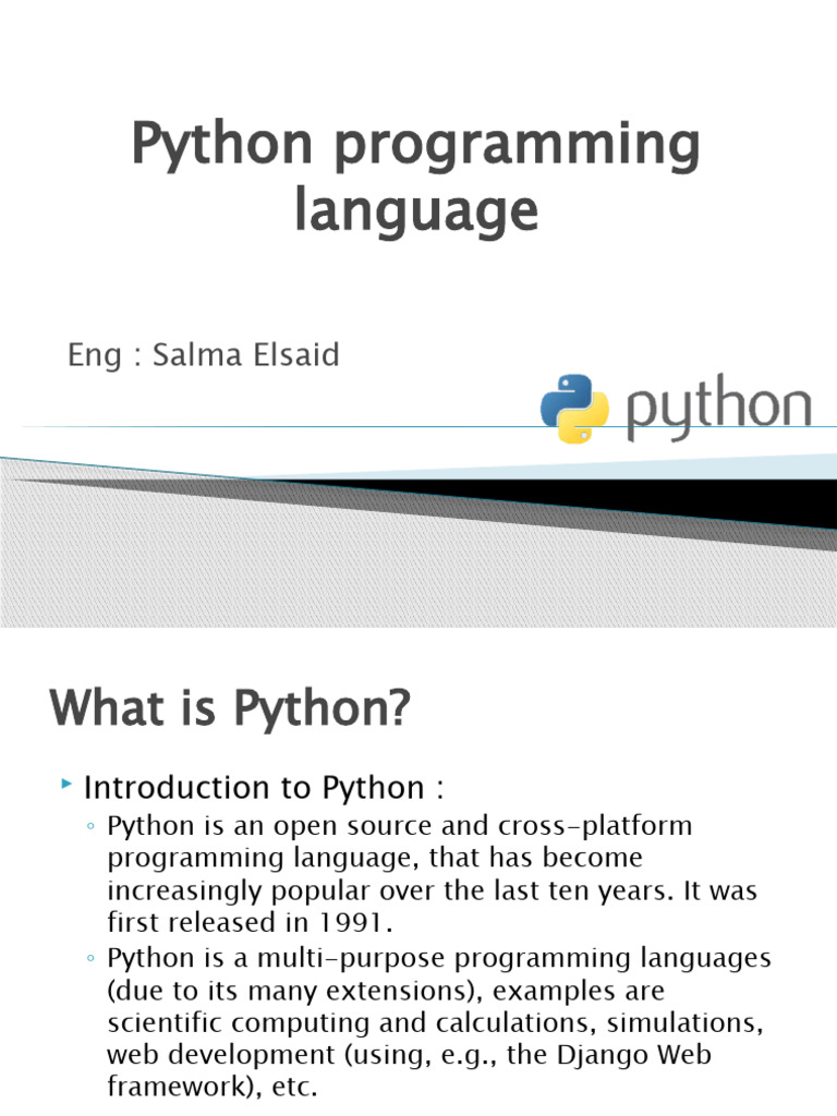 First Level | PDF | Python (Programming Language) | Variable (Computer ...
