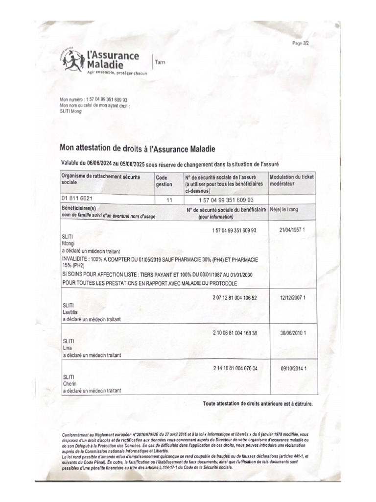 Attestation | PDF