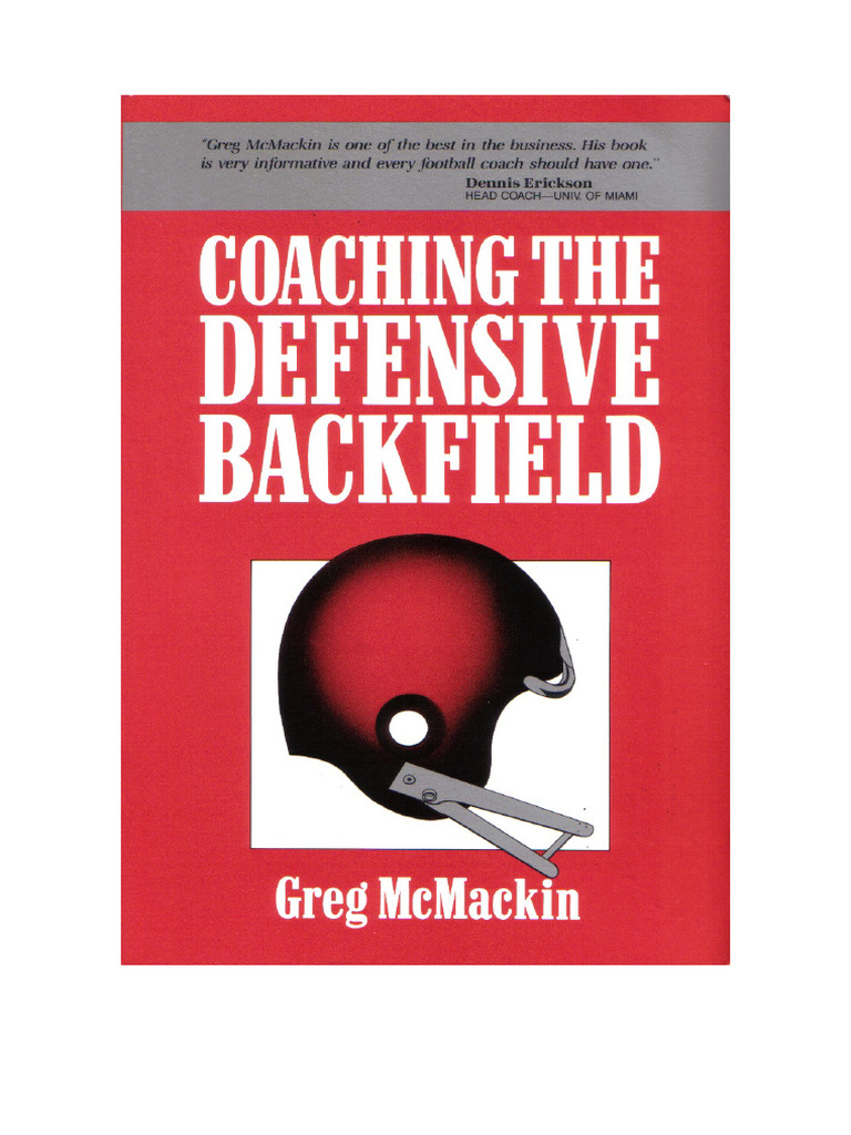 COACHING THE DEFENSIVE BACKFIELD by Greg McMackin (CASTELLANO) | PDF ...