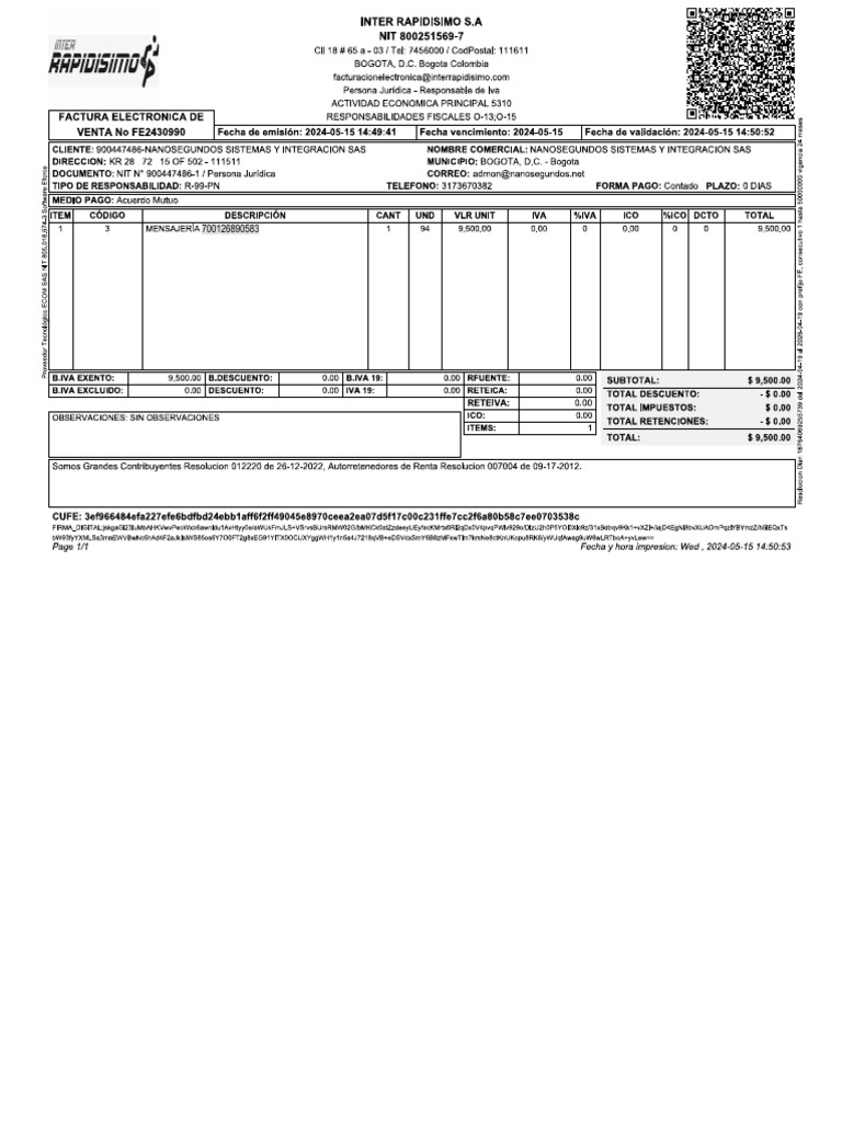 Guia Envio Tags | PDF