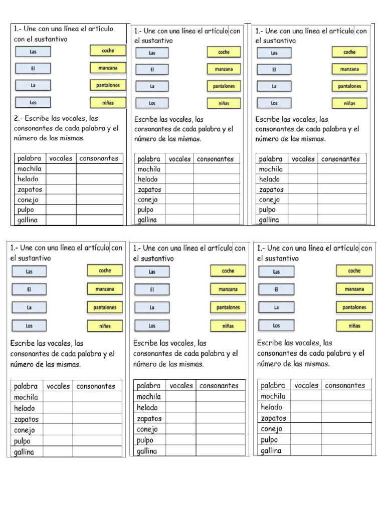 Articulos y Sustantivos | PDF