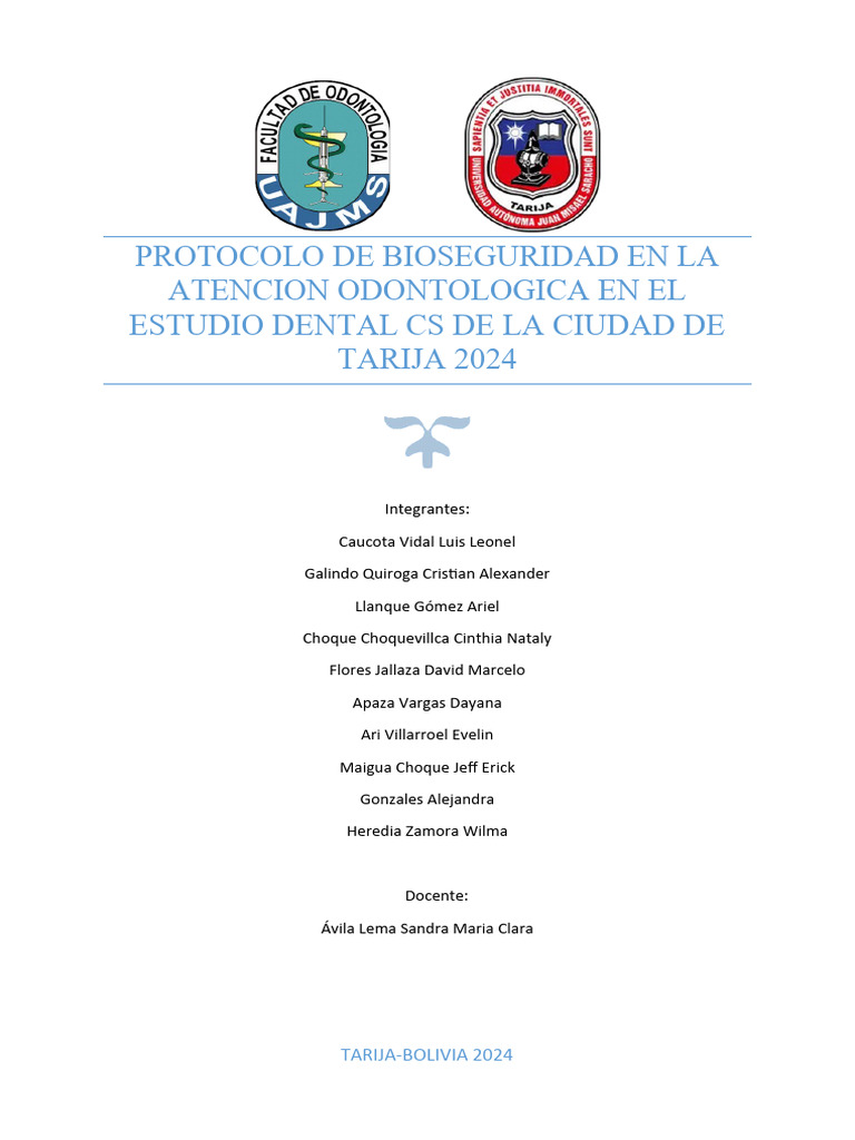 Protocolo B.... | PDF | Esterilización (Microbiología) | Infección