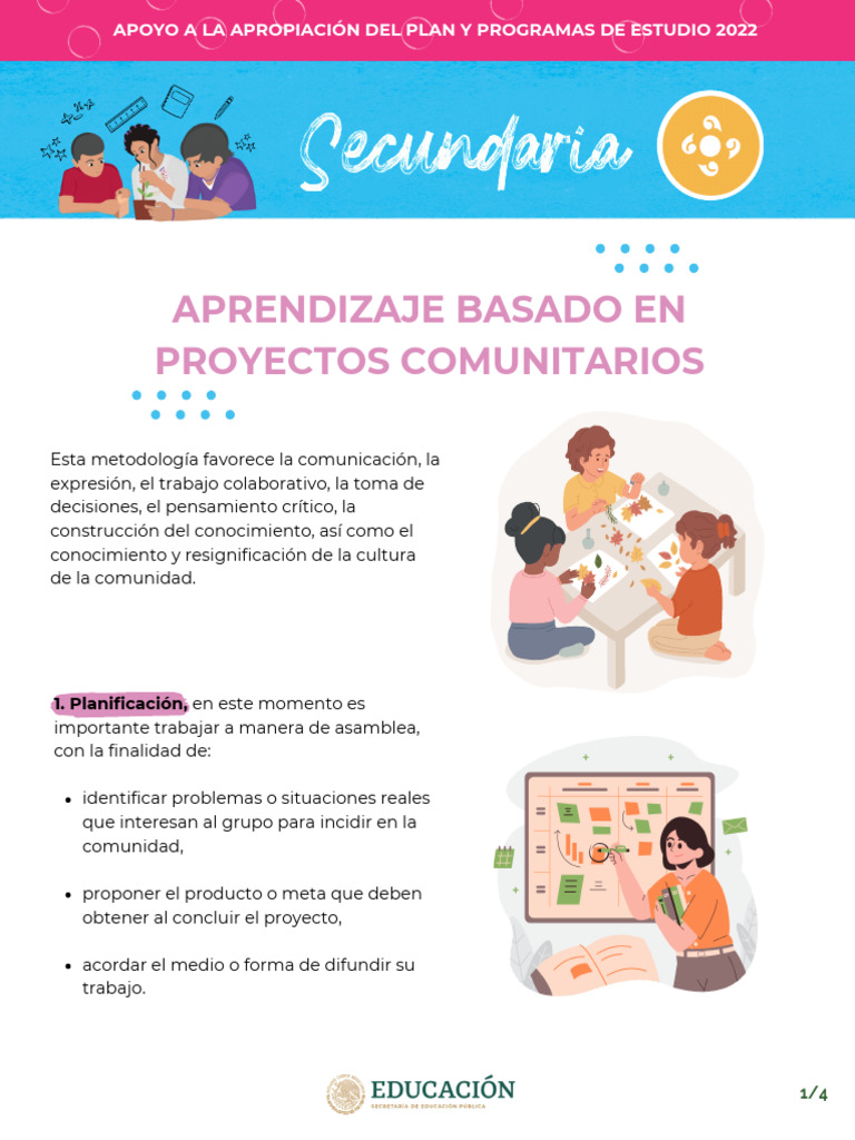 Lenguajes Aprendizaje Basado En Proyectos Comunitarios 1 Pdf
