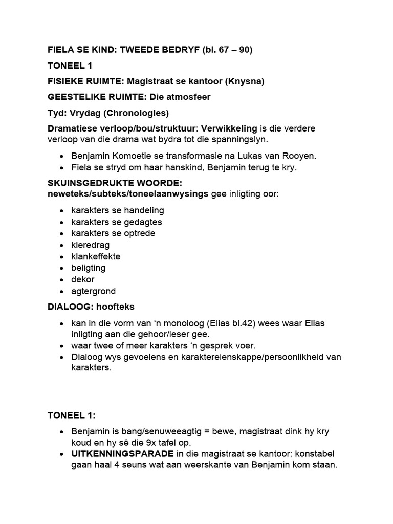 Bedryf 2 Opsomming (SL) | PDF