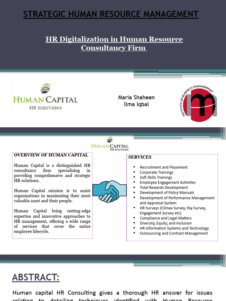 Final Project Presentation - HR Digitalization in Consultancy Firm ...