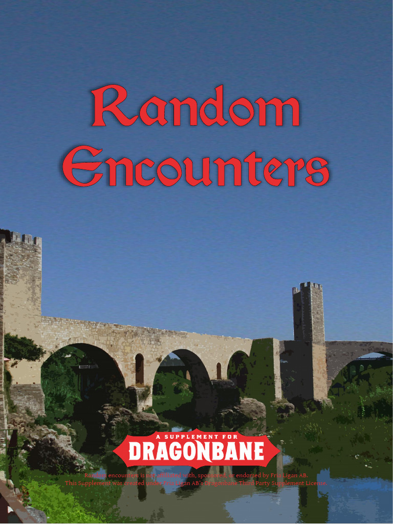 Dragonbane Random Encounter Tables | PDF