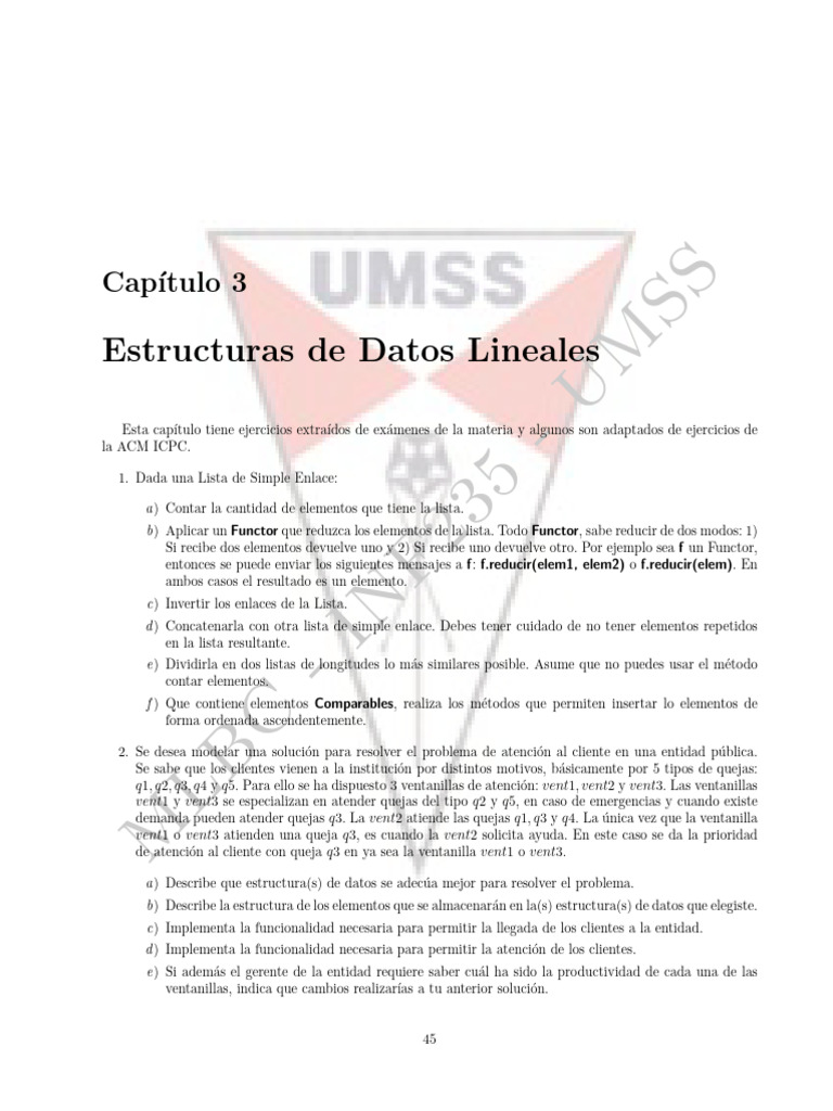 Ejercicios de Estructuras de Datos Lineales | PDF | Jugando a las cartas