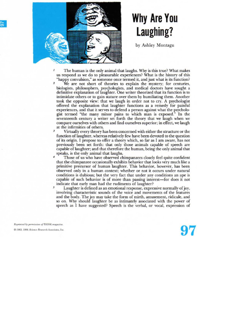 Why Are You Laughing | PDF