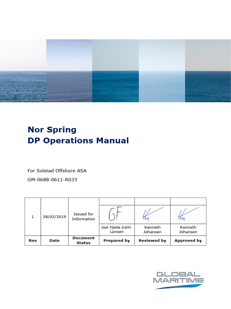 GM-0688-0611 R033 1 Nor Spring Operation Mannual | PDF