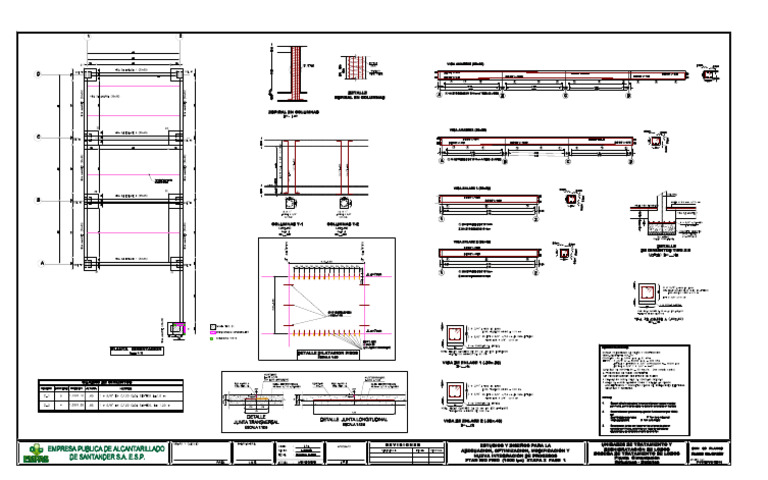Plano Estructural 2 Niveles | PDF