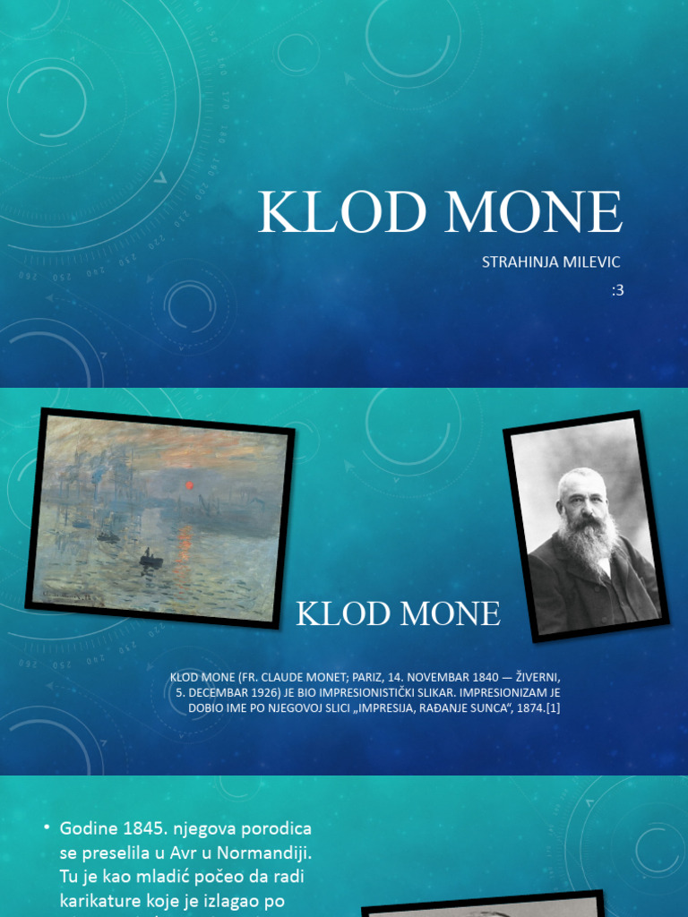 Klod Mone | PDF