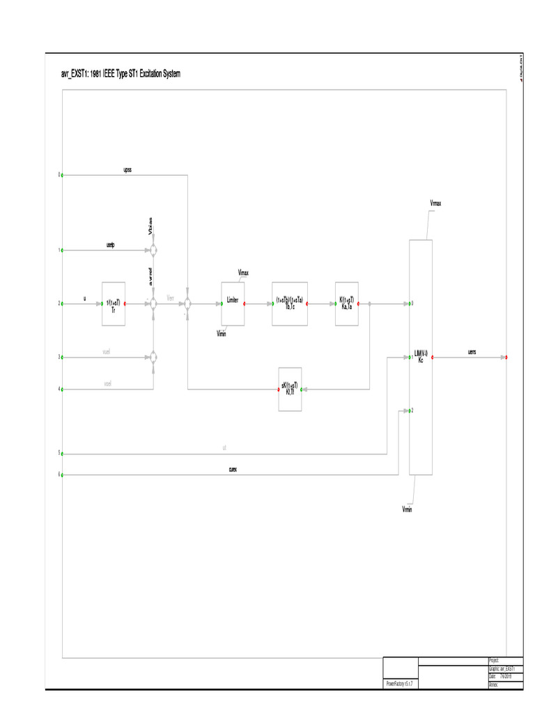 Bumbuna Hydro Excitation Common Model EXST1 | PDF