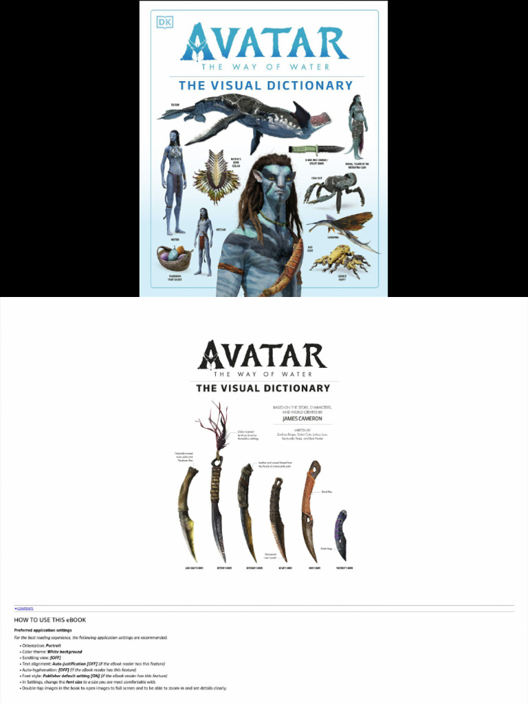 Avatar the Way of Water Visual Dictionary | PDF