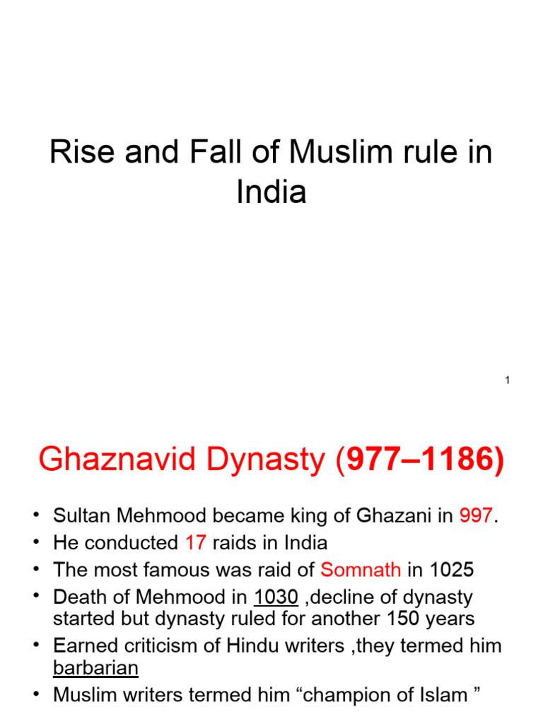 Lec 3 Muslim+Reformist+Movements | PDF | Mughal Empire
