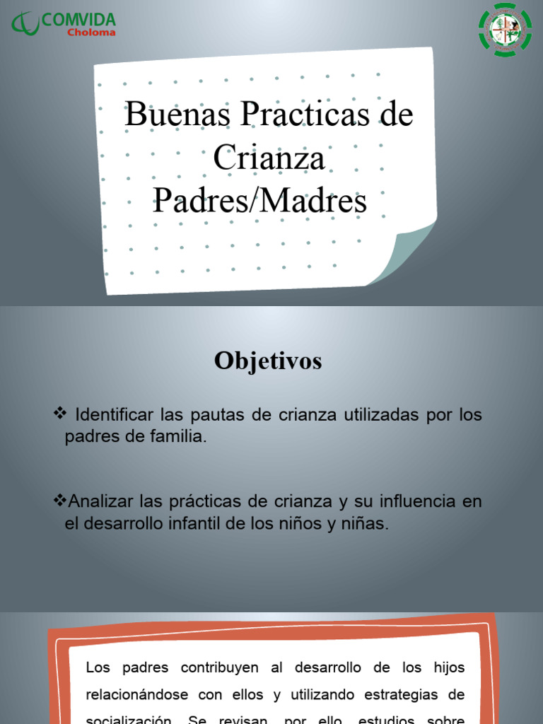 Buenas practicas de Crianza para padres y madres | Descargar gratis PDF | Socialización ...