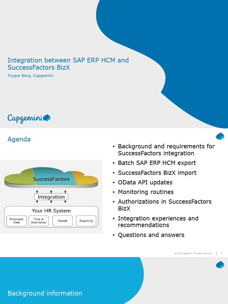 Integration Between SAP ERP HCM and SuccessFactors BizX | PDF | Human Resource Management ...