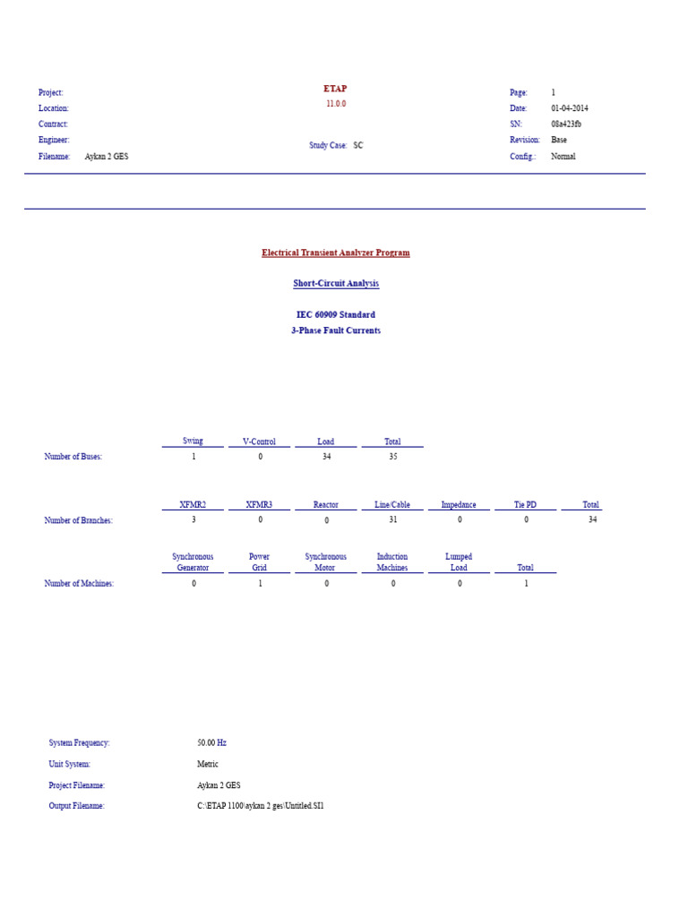 KD Raporu Ayken 2 Ges | PDF | Electric Power Transmission | Transmission Line